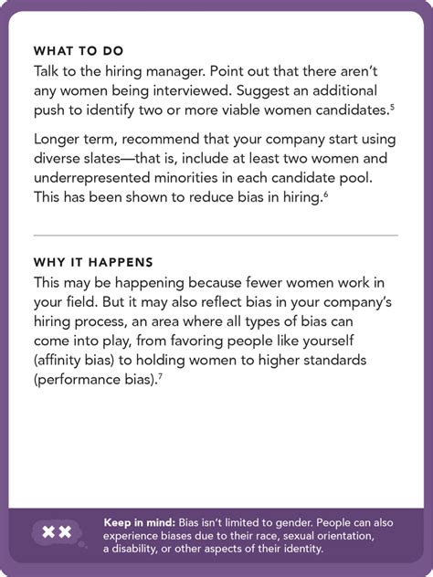 Ways To Fight Bias Card Activity Buy Or Download Today Lean In