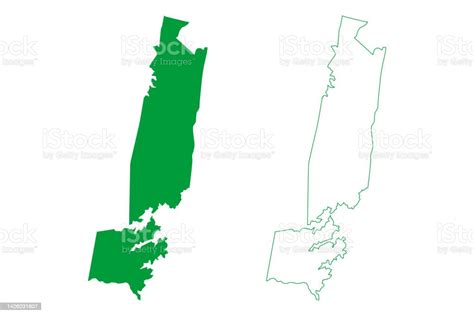 Itaitinga 시정촌 지도 벡터 일러스트레이션 낙서 스케치 Itaitinga 지도 0명에 대한 스톡 벡터 아트 및 기타