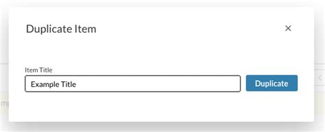 Duplicating Atomic Assessment Items Teach Usu