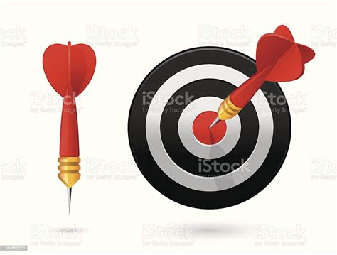 Dart Bullseye 다트에 대한 스톡 벡터 아트 및 기타 이미지 다트 다트용 화살 다트판 Istock