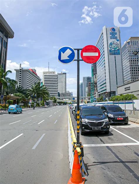 FOTO Rekayasa Lalu Lintas Sekitar Proyek MRT Fase Dua Foto Liputan