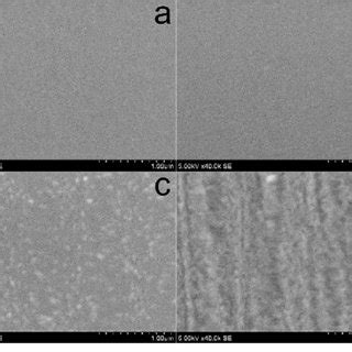 SEM Images Of TiO 2 Thin Films Deposited At Various Substrate