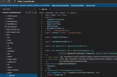 網頁開發雜記 繼 Github 之後，vscode 也來個 Browser 版本的 Editor