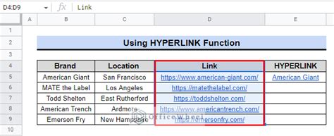 How To Use HYPERLINK Function In Google Sheets Ways