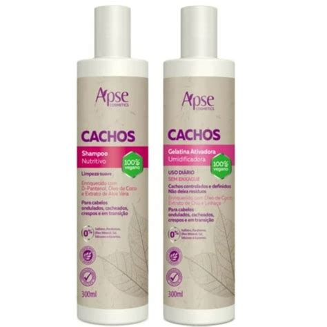 Apse Cachos Shampoo E Gelatina