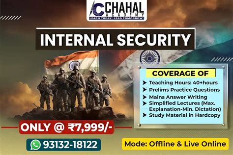 Internal Security Module Upsc Internal Security Preparation Module