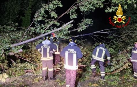 Decine Di Interventi Dei Vigili Del Fuoco Nella Notte Udine20