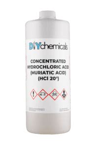 Hydrochloric Acid Muriatic Acid HCl 20 31 5 Concentration Metal