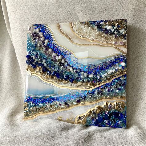 Made To Order Resin Wall Art Custom Geode Wall Art Wall Etsy