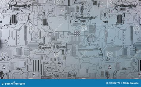 Futuristic Sci Fi Abstract Texture Background With Detailed Geometric