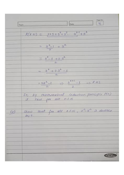 Mathematical Induction In Discrete Structure Pdf Physics Science