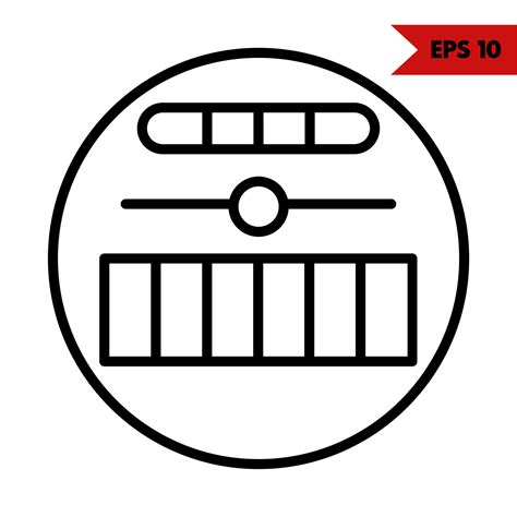 Illustration Of Setting Line Icon 17107355 Vector Art At Vecteezy