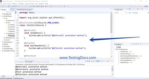 Explain Some Jupiter Junit Annotations Testingdocs