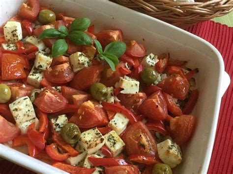 Ofen Tomaten Mit Feta Von Alexandradugas Chefkoch