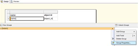 Reporting Services How To Sort Sql Server Report Builder Matrix