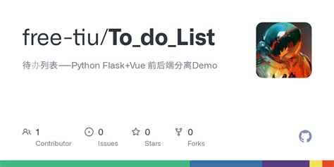 Github Free Tiu To Do List Python Flask Vue Demo
