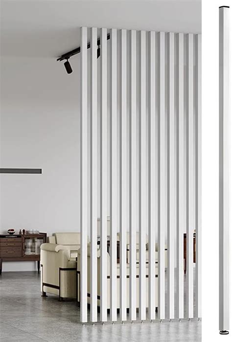 Adjustable 24m Wooden Room Divider Free Standing Privacy Screen For