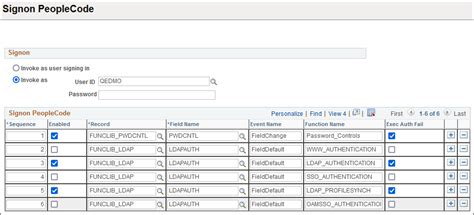 Using Signon Peoplecode