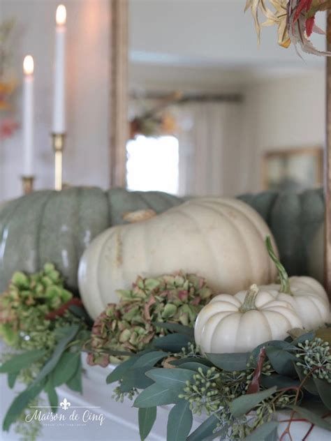 Easy Fall Mantel Decorating Using Rich Autumn Colors