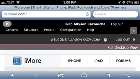 How To Browse Full Screen On The Iphone Using Safari Imore