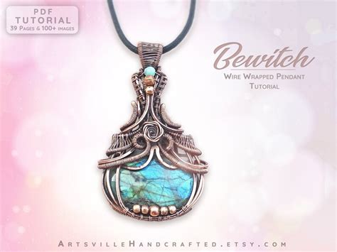 Wire Wrap Tutorial Wire Weave Tutorial Wire Wrapping Etsy
