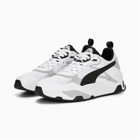 Кроссовки Trinity Sneakers Men | Цвет: Белый | PUMA White-PUMA Black ...