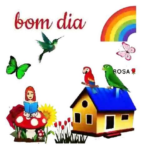 Pin De Sunar Mangostana Em BomDia StickerStyle Bom Dia Rosa