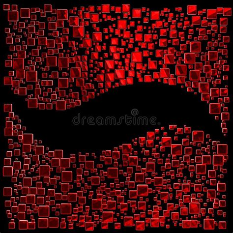 Cubes In The Shape Of A Wave Stock Illustration Illustration Of Curve