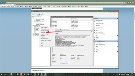 How To Clear The Event Log In Windows 10 8 81 7 Windows Logging Basics