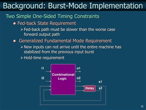 Ppt A Cycle Based Decomposition Method For Burst Mode Asynchronous