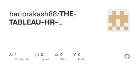 Github Hariprakash88the Tableau Hr Scorecard Measuring Success In