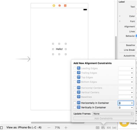 Using Autolayout In Xcode Siphor