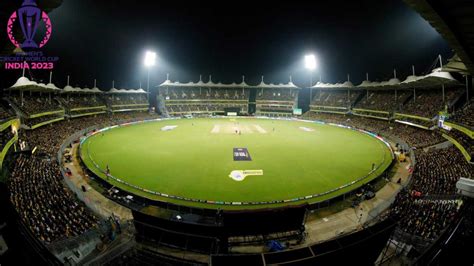 ICC World Cup 2023 MA Chidambaram Stadium Chennai Ticket Schedule