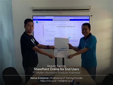 Training Sharepoint Online For End Users Bersama Pt Mapi Native