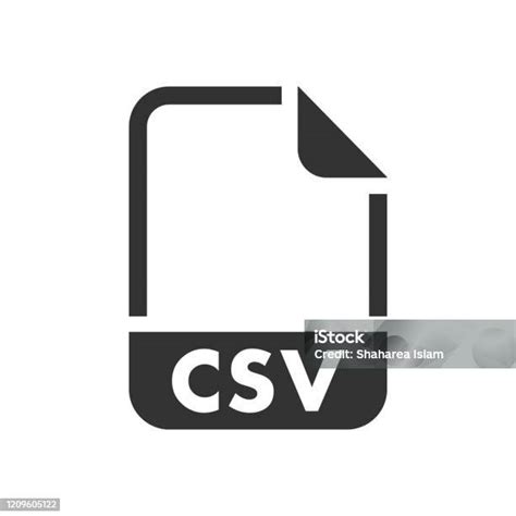 Csv 파일 형식 아이콘 0명에 대한 스톡 벡터 아트 및 기타 이미지 0명 문서 벡터 Istock
