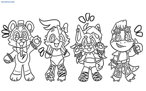 Fnaf 06 Dibujos Para Colorear