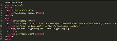 Creating Templates With Handlebarsjs By Jason Arnold Medium