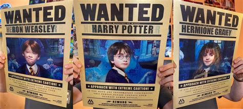 Harry Potter Hermione Granger Ron Weasley Lenticular 3d Wanted