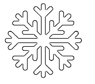 Copos De Nieve Para Imprimir Grandes Colorear Copo De Nieve