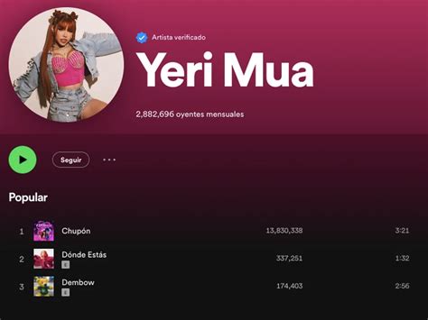 “traka” Yeri Mua Sufre Hackeo De Su Cuenta De Spotify Cambian Su Foto
