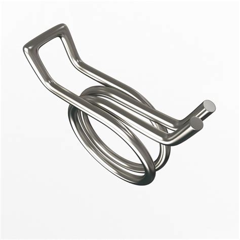 Double Wire Spring Hose Clamp Silver 3d 모델 Turbosquid 2026881