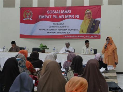 Gelar Sosialisasi 4 Pilar MPR RI Ledia Ingatkan Tantangan Kebangsaan