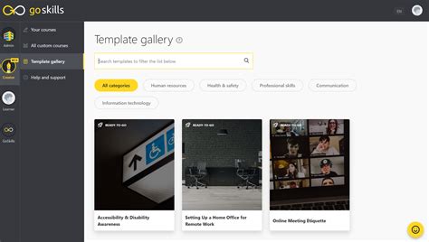GoSkills Launches Course Template Gallery For LMS Users