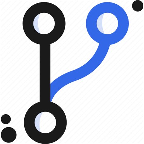 Connect Divide Path Split Icon
