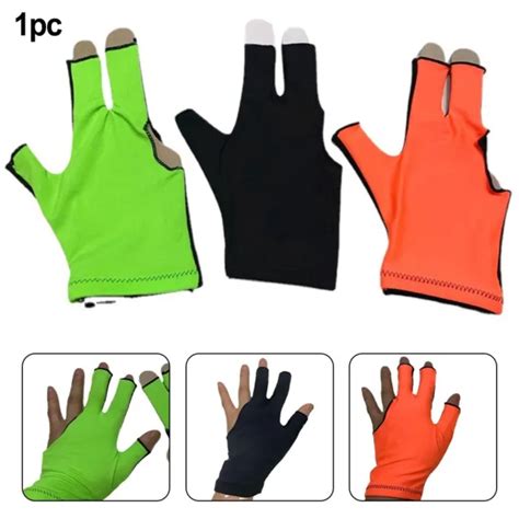 GANTS DE BILLARD Fonctionnels Pour Billard Main Gauche 3 Doigts Noir