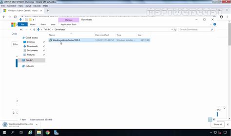 Install Windows Admin Center On Windows Server