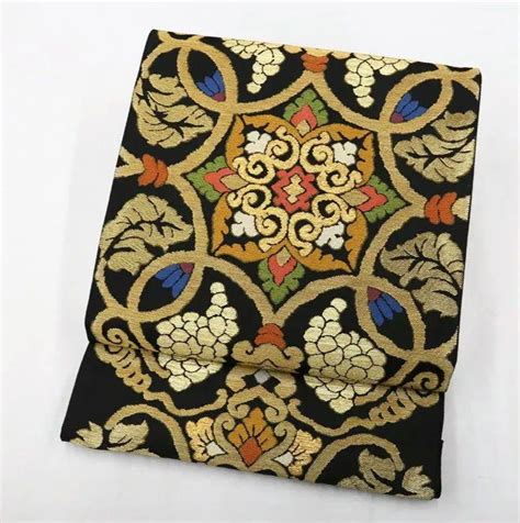 新品未仕立 西陣織 老舗 帯屋捨松 上代ぶどう文 仕立込み