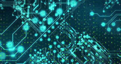 Glowing Microprocessor Connections With Binary Code