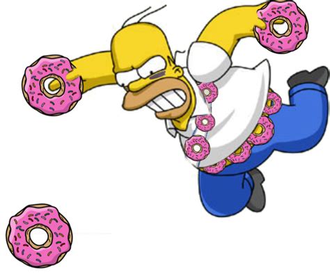 Thumb Image Homer Simpson Donut Png Clipart Full Size Clipart