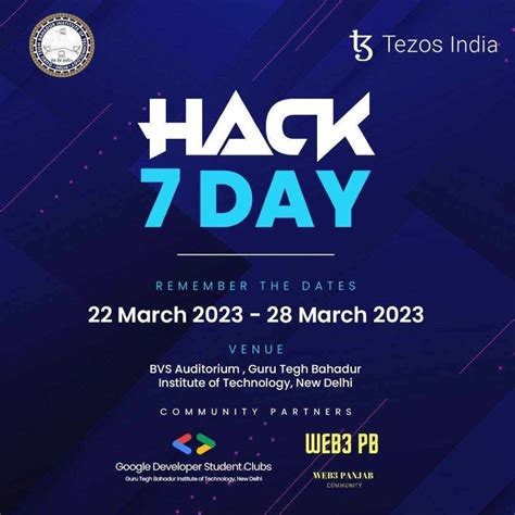 Tezos India On Linkedin Hackathon Blockchaindevelopers Bounty
